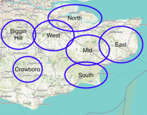 Where we ride – Kent TRF